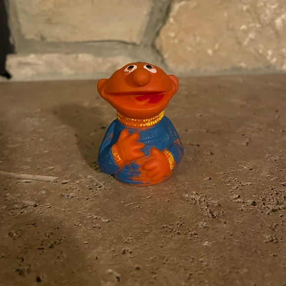 Toys | 1973 Sesame Street Muppets Ernie Finger Puppet Vintage Orange ...